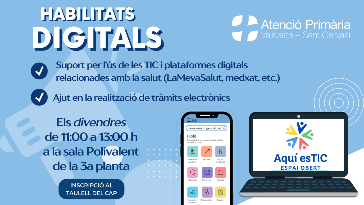 Aquí EsTIC - Atenció Primària Vallcarca - Sant Gervasi